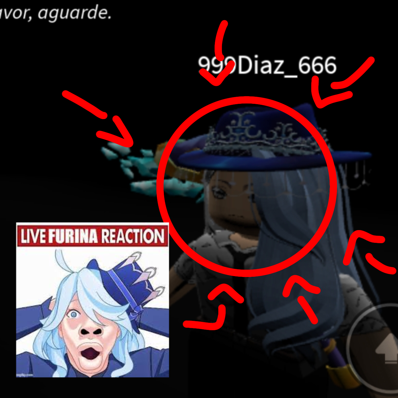 eu tava jogando roblox e vi essa menina parecida muito com alguém que ...