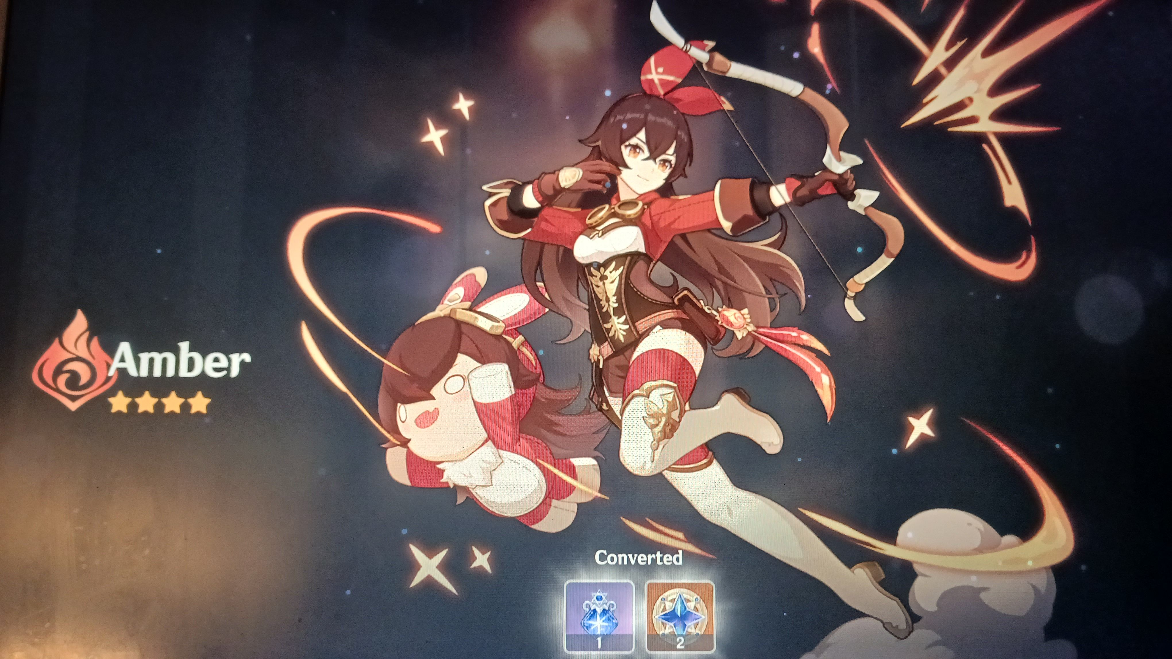 Got Amber on the standard Genshin Impact | HoYoLAB