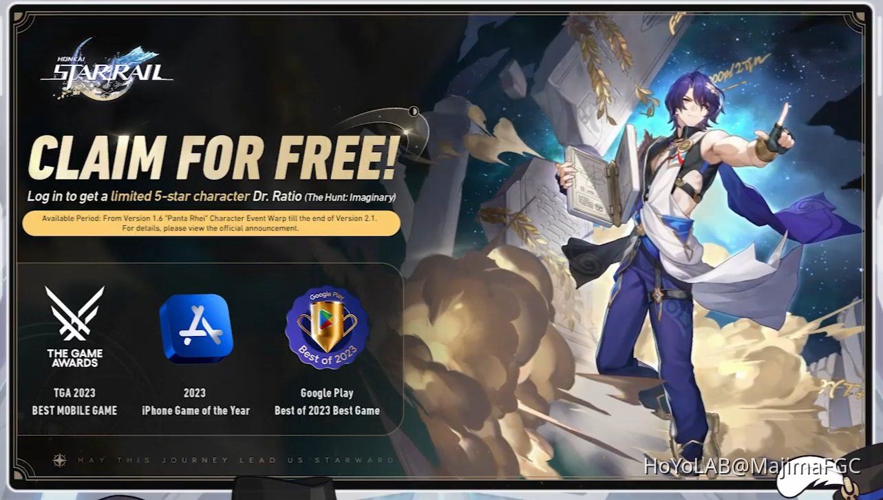 LETS GOOO DR RATIO FOR FREE!! Honkai: Star Rail | HoYoLAB