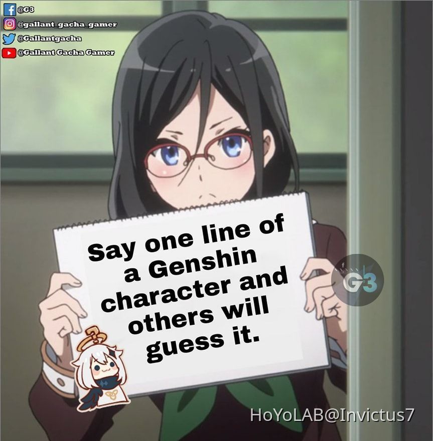 Say it! Genshin Impact | HoYoLAB