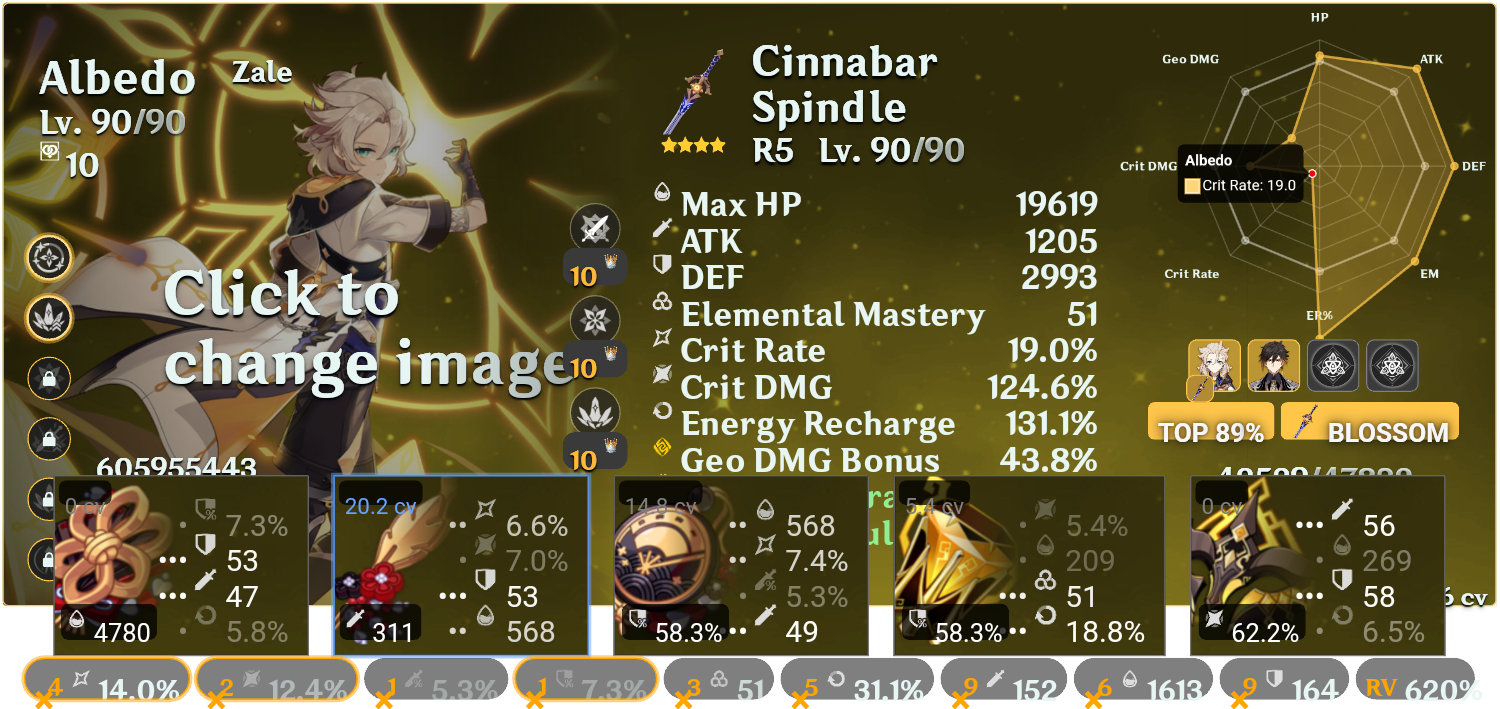 albedo build Genshin Impact | HoYoLAB