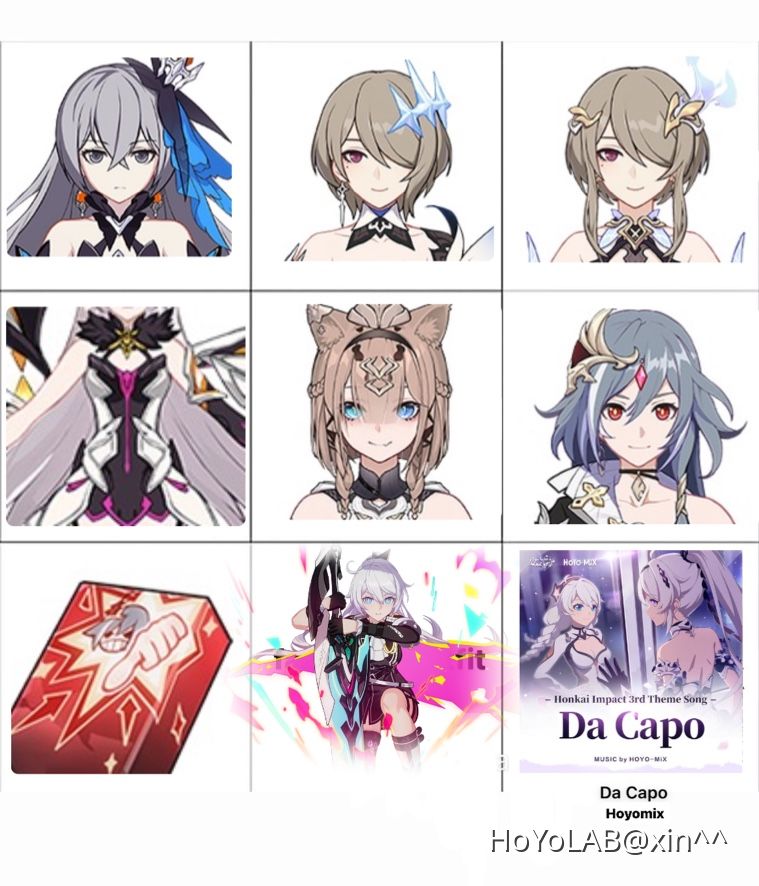 made a hi3 opinion chart Honkai Impact 3rd | HoYoLAB