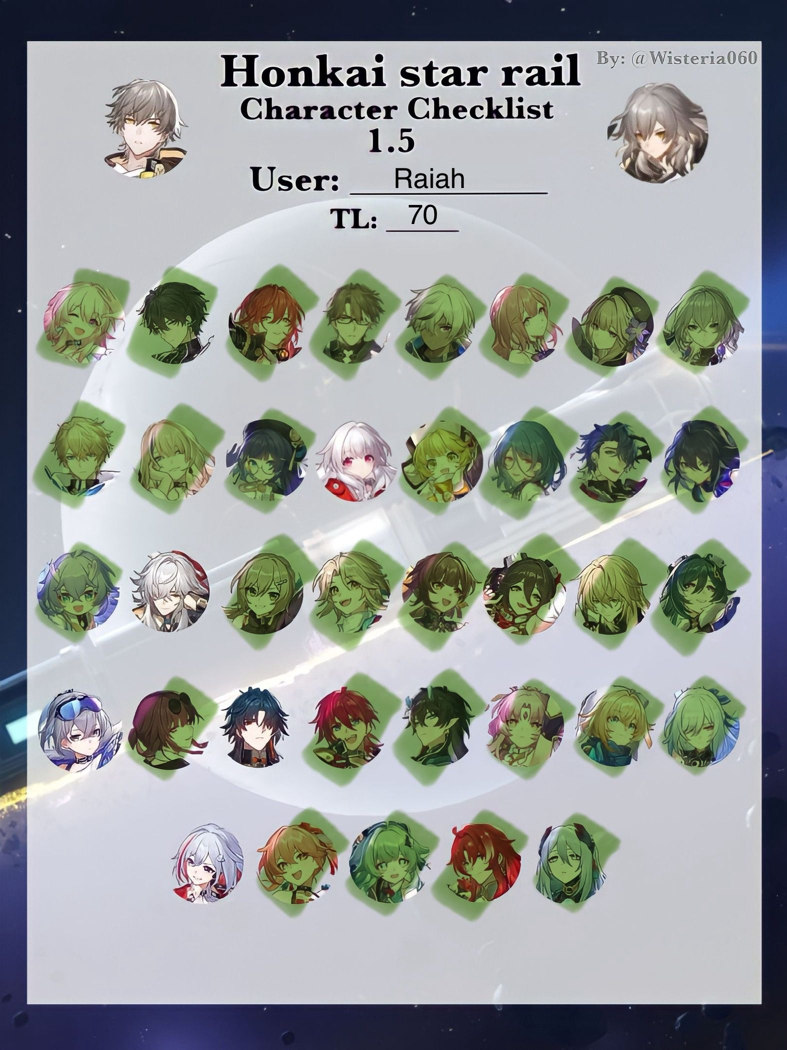 My HSR Checklist ️ Honkai: Star Rail | HoYoLAB