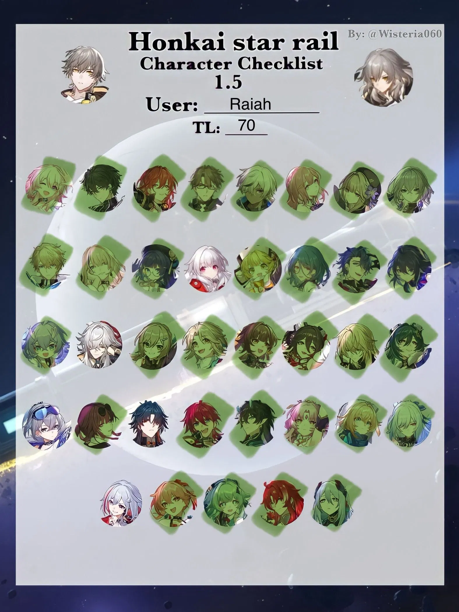 My HSR Checklist ️ Honkai: Star Rail | HoYoLAB