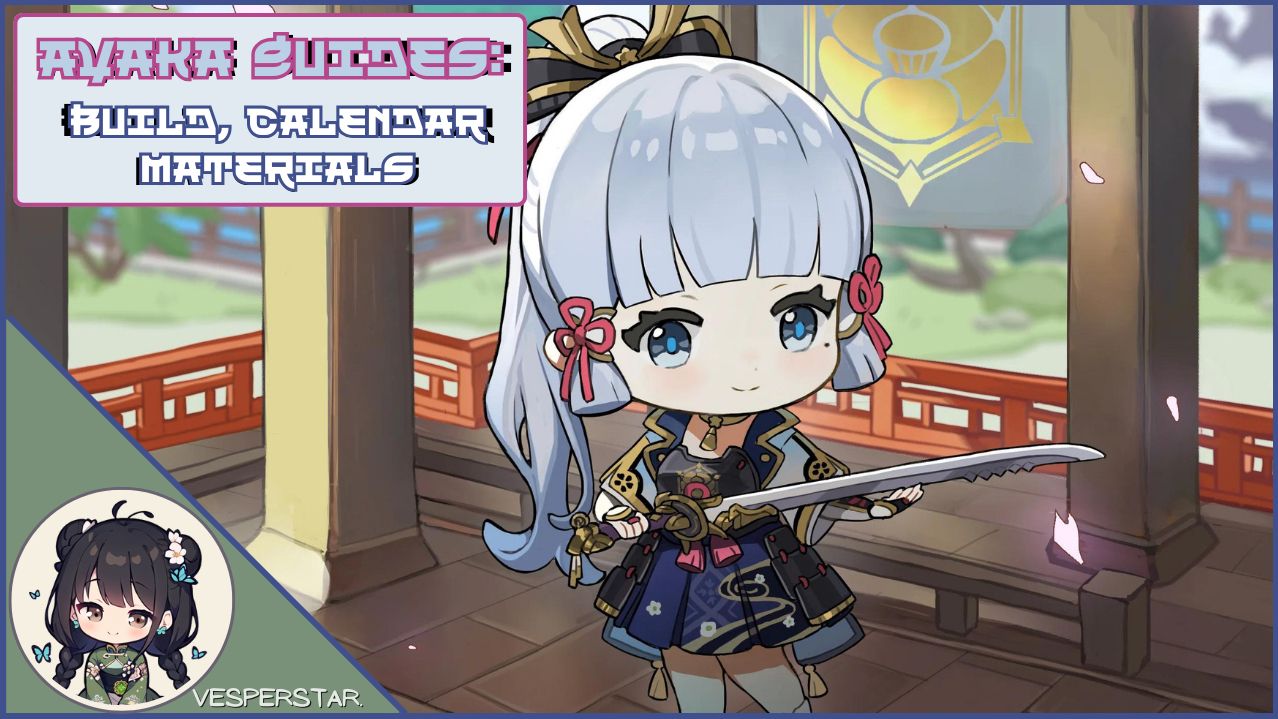 {V4.3 Kamisato Ayaka} ~ !UPDATED! Character Ascension and Talent Farming Materials & Calendar ...