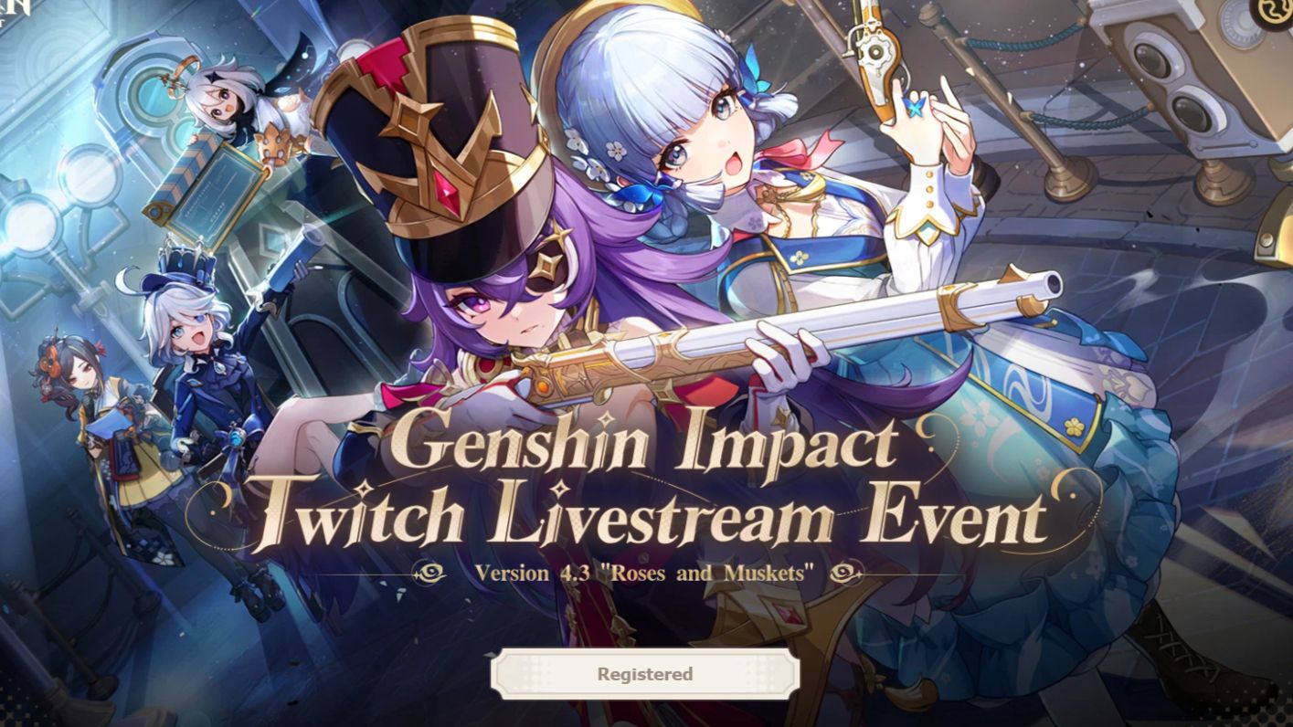 Genshin Impact Twitch Livestream Event Genshin Impact | HoYoLAB