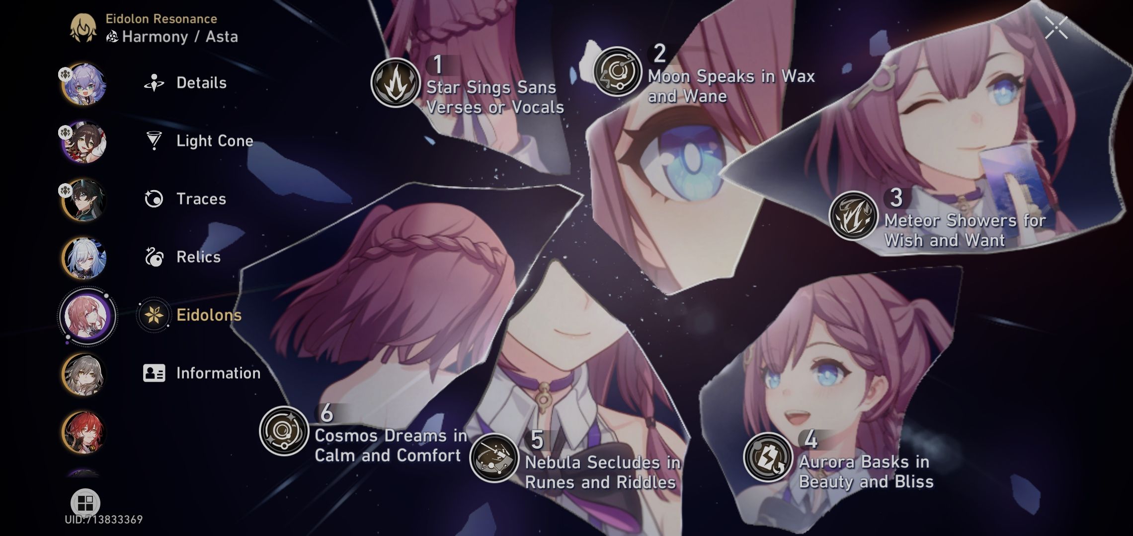 What are your E6's characters on SR? Honkai: Star Rail | HoYoLAB