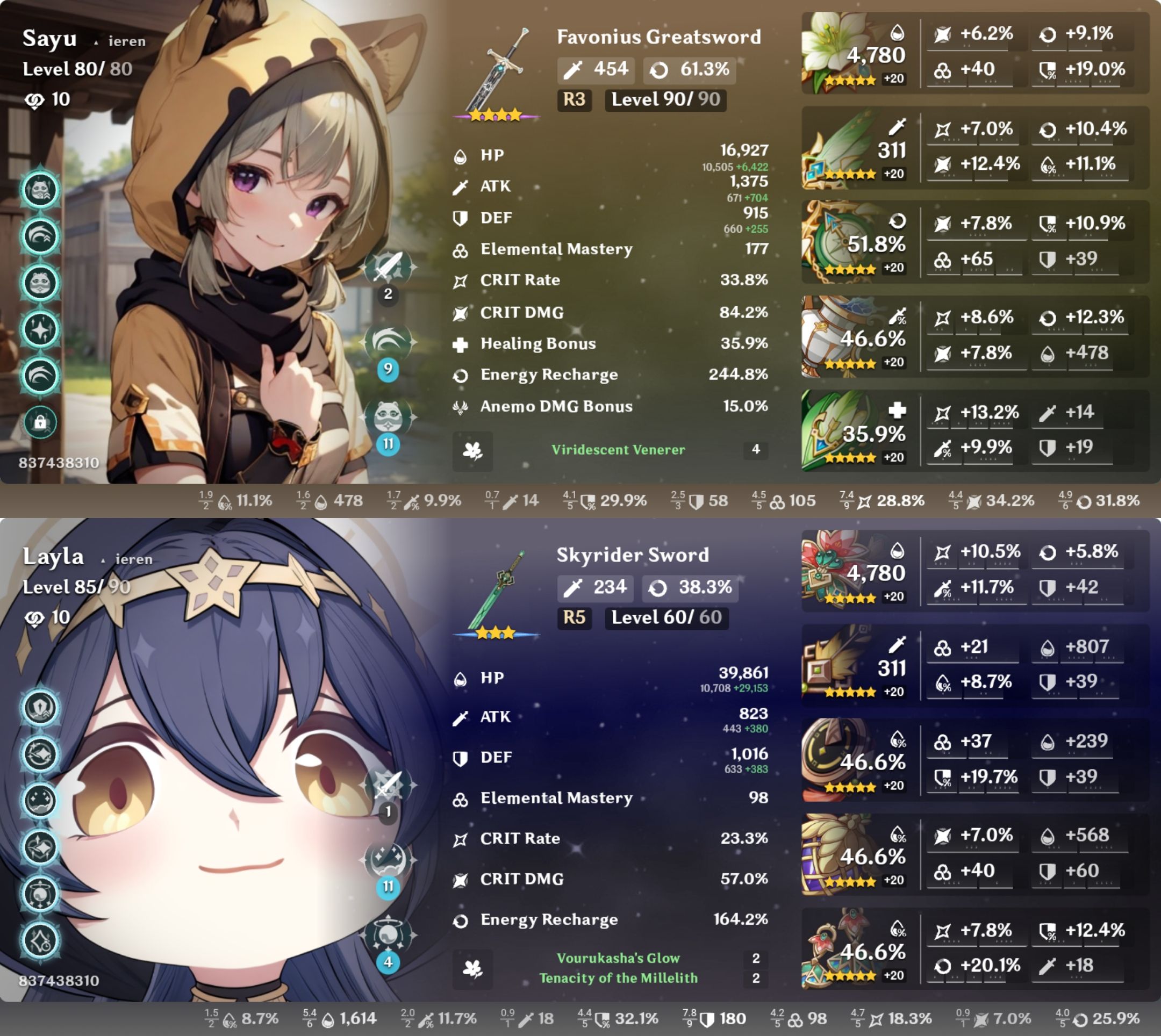 floor 12 bersama 2 karakter hobby rebahan Genshin Impact | HoYoLAB