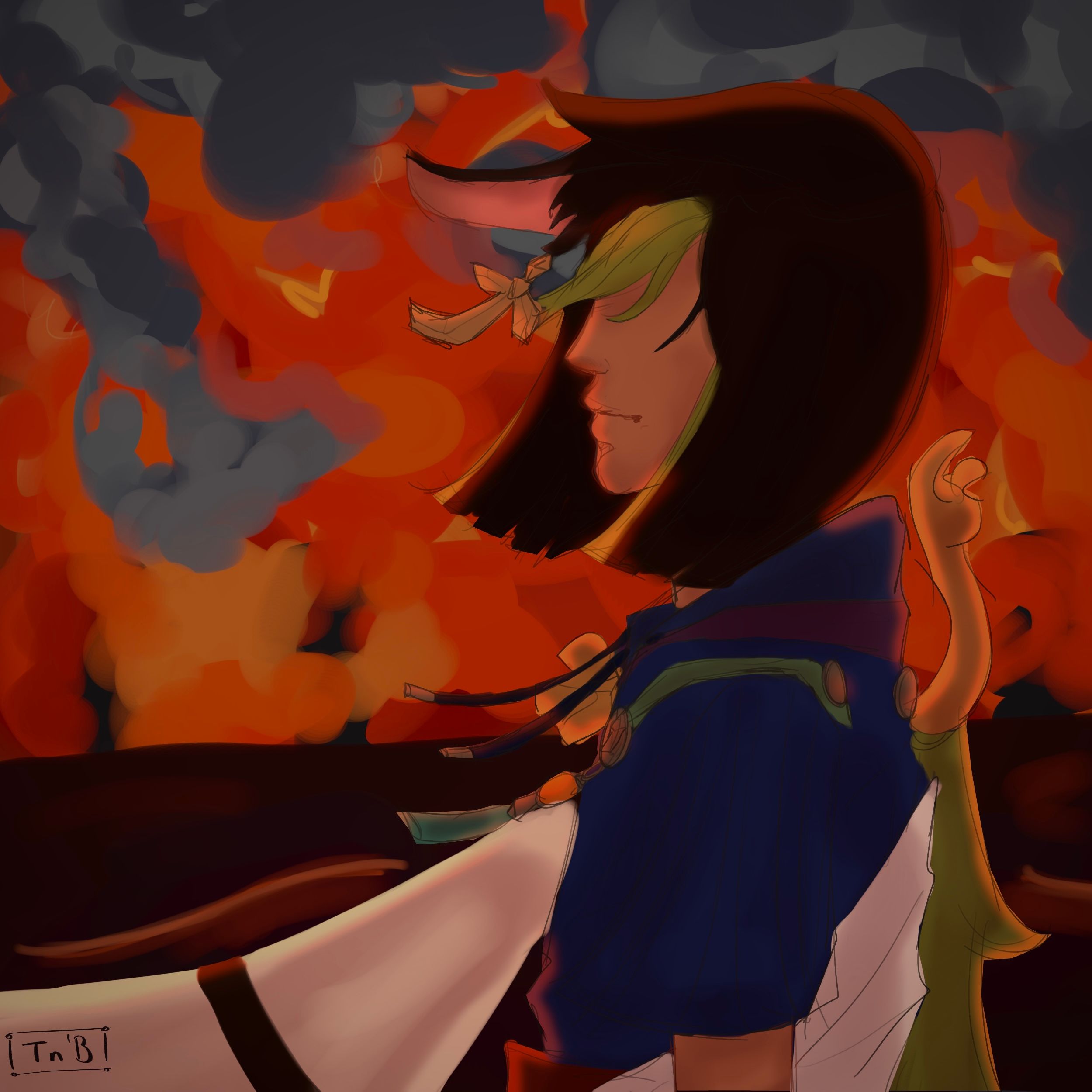 Burning Sumeru - When the desert takes over the forest (WIP) Genshin ...