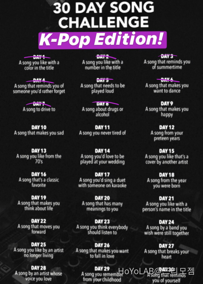 30 day Kpop song challenge- day 9 | HoYoLAB
