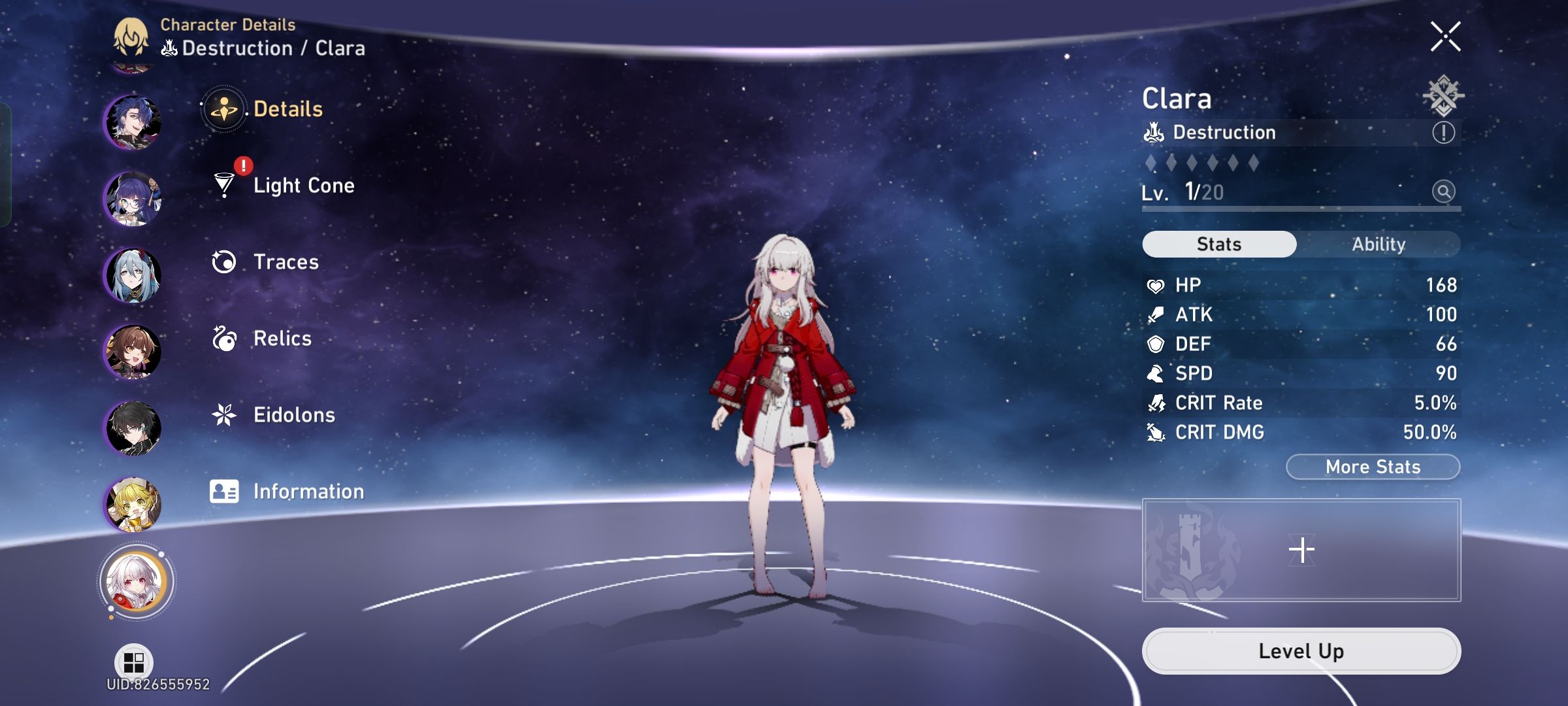 Was pulling for Silver Wolf but got Clara in 1 pull😔 Honkai: Star Rail ...