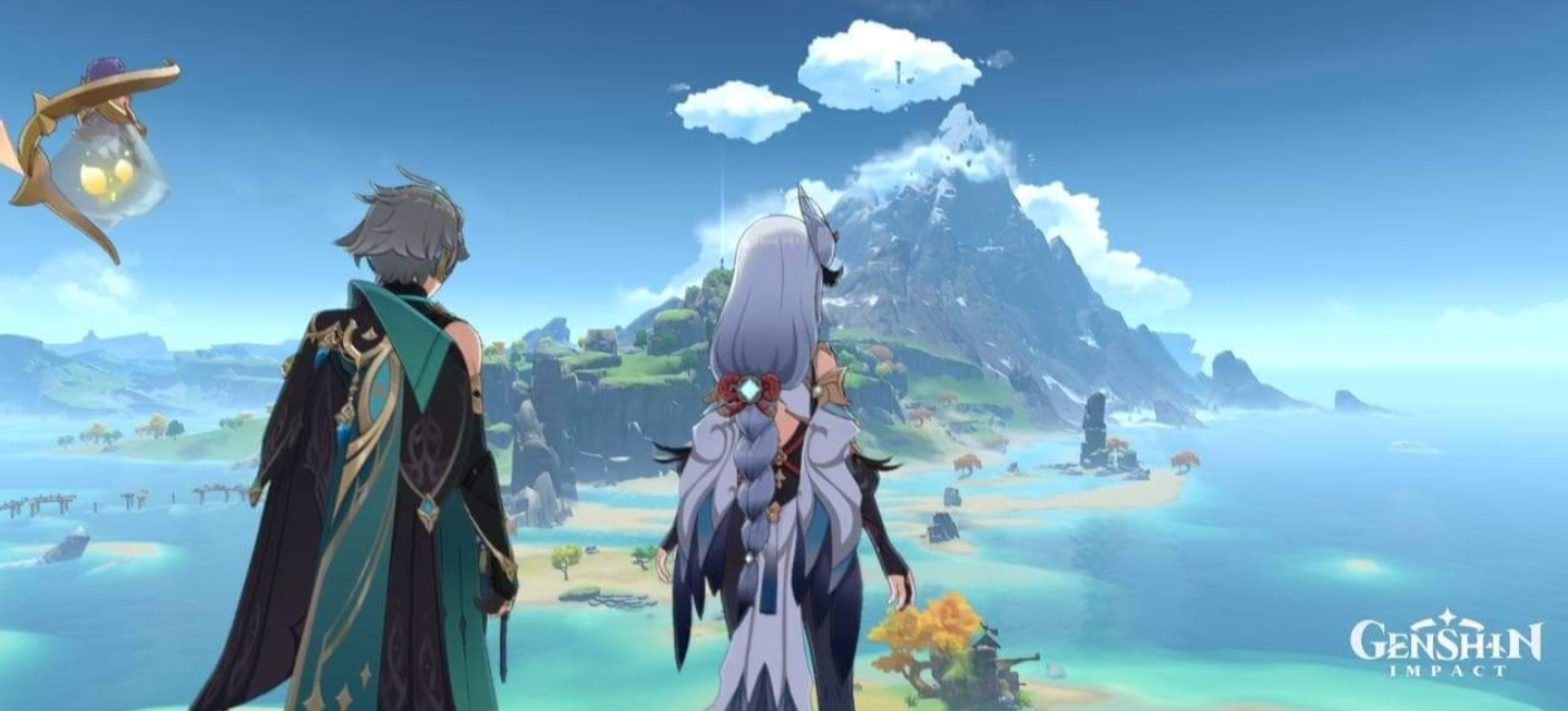 Gazing at the beautiful sceneries of Tevyat 🩵 Genshin Impact | HoYoLAB