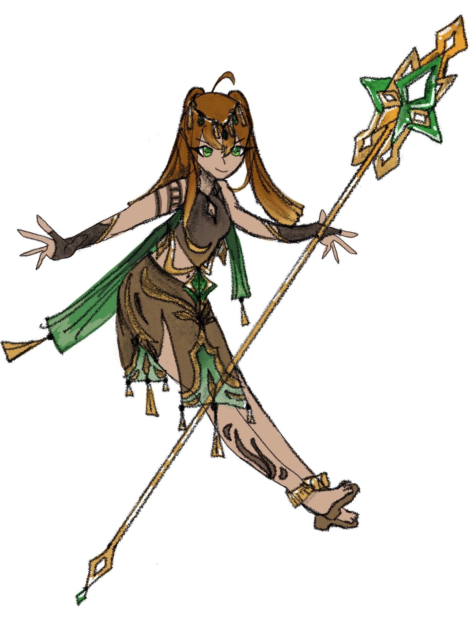 I made an Oc from Sumeru Desert! Genshin Impact | HoYoLAB