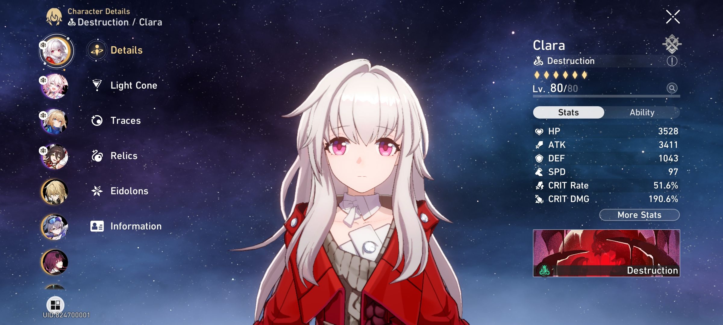 Rate my Clara Build Honkai: Star Rail | HoYoLAB