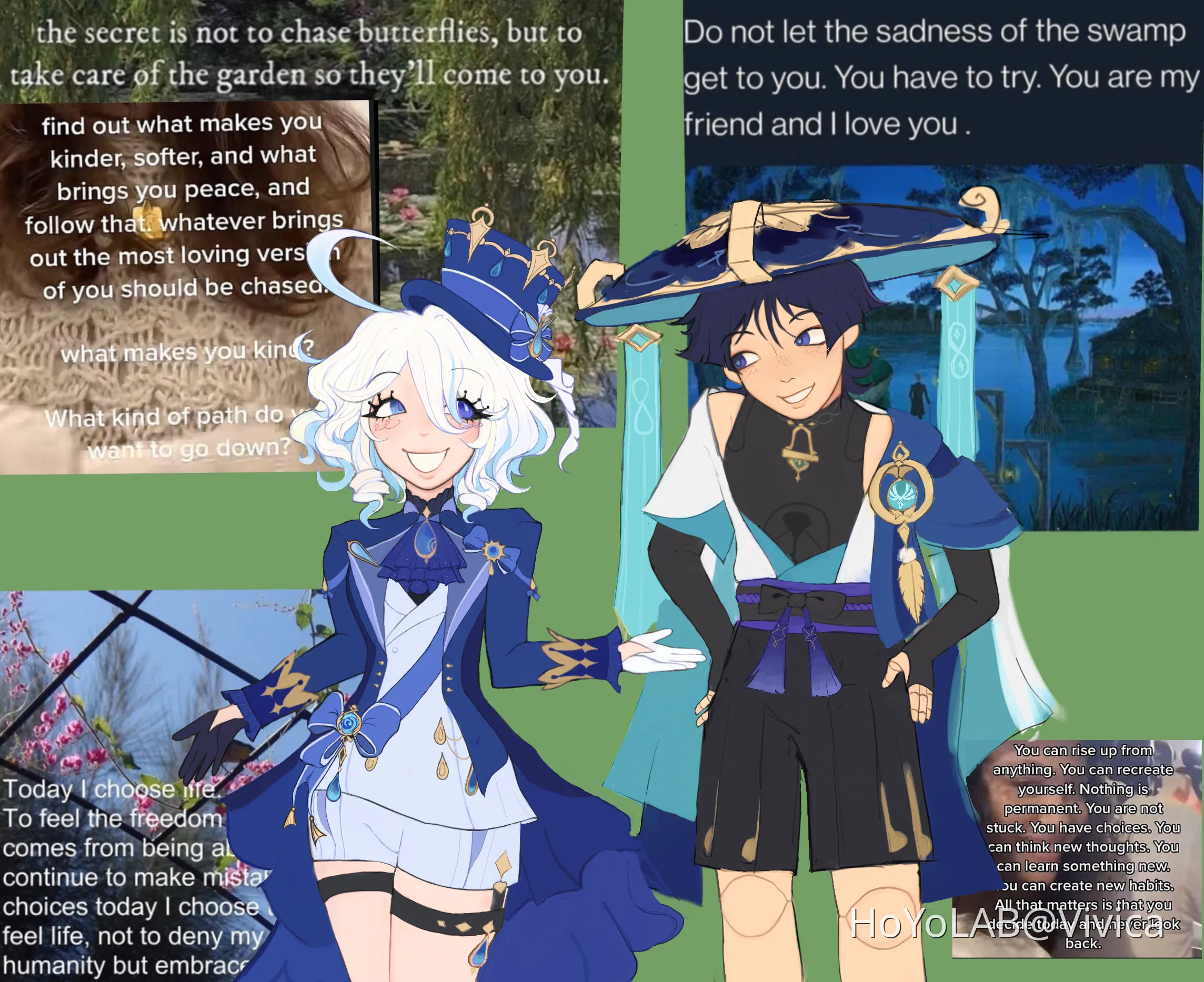 Furina and Wanderer Genshin Impact | HoYoLAB