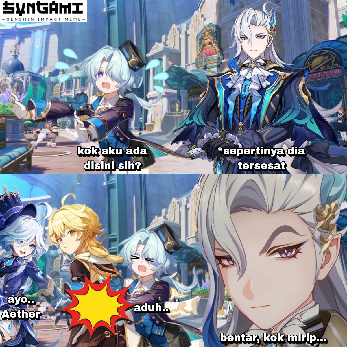 Jadi selama ini Aether dan Furina udah punya... Genshin Impact | HoYoLAB