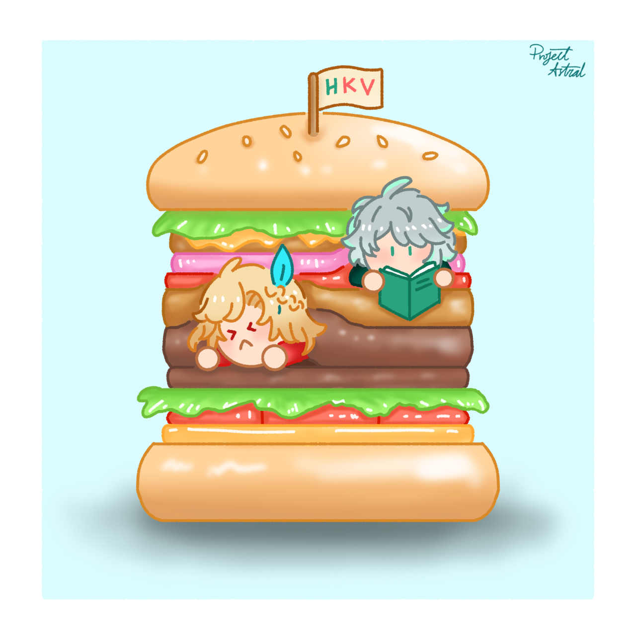 A HaiKaveh burger 🍔🍔🍔 Genshin Impact | HoYoLAB