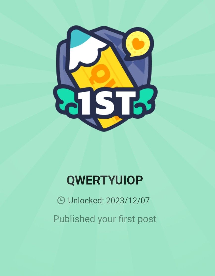 My first ever achievement! | HoYoLAB