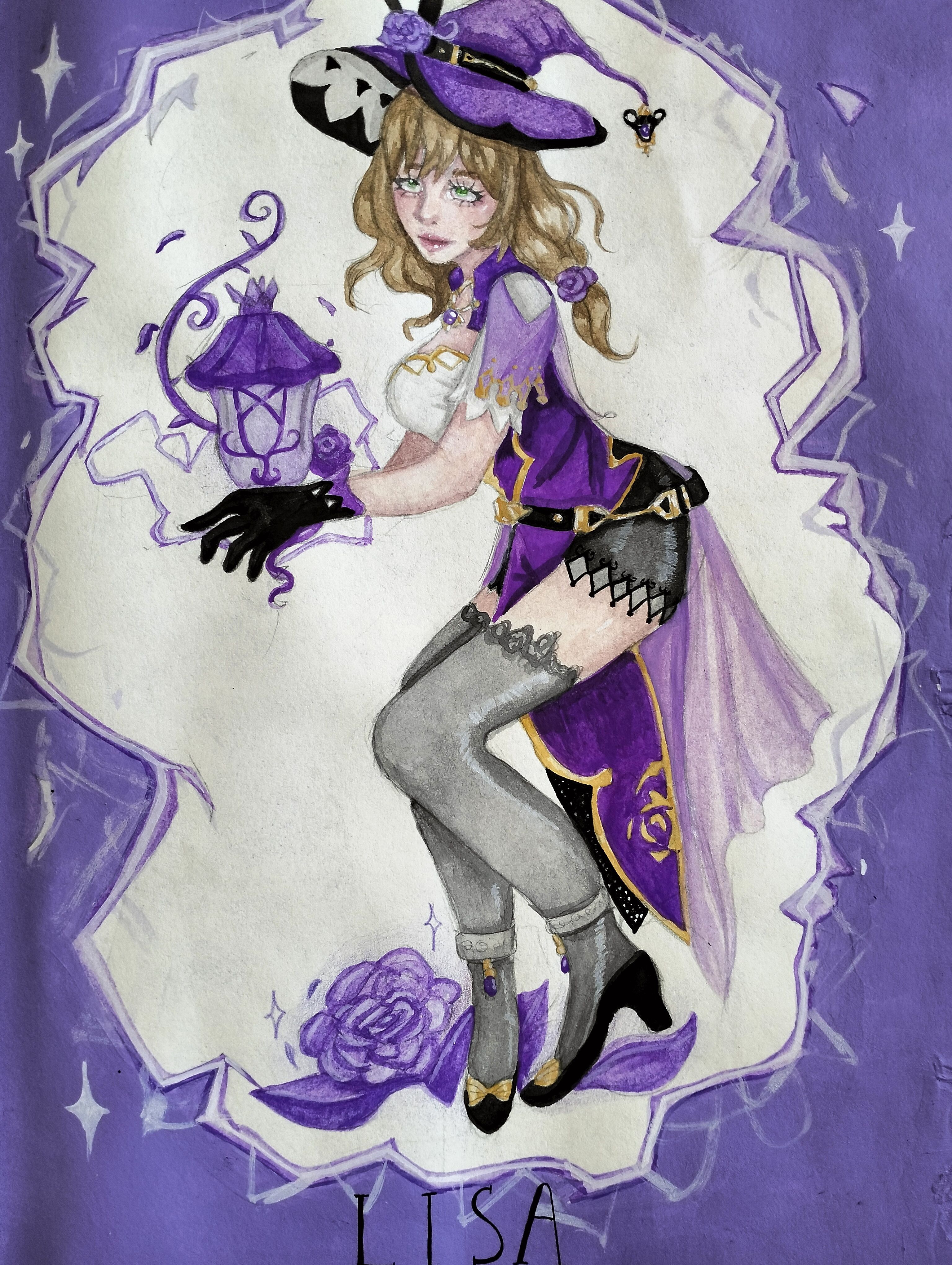 Character storybook- Lisa Genshin Impact | HoYoLAB