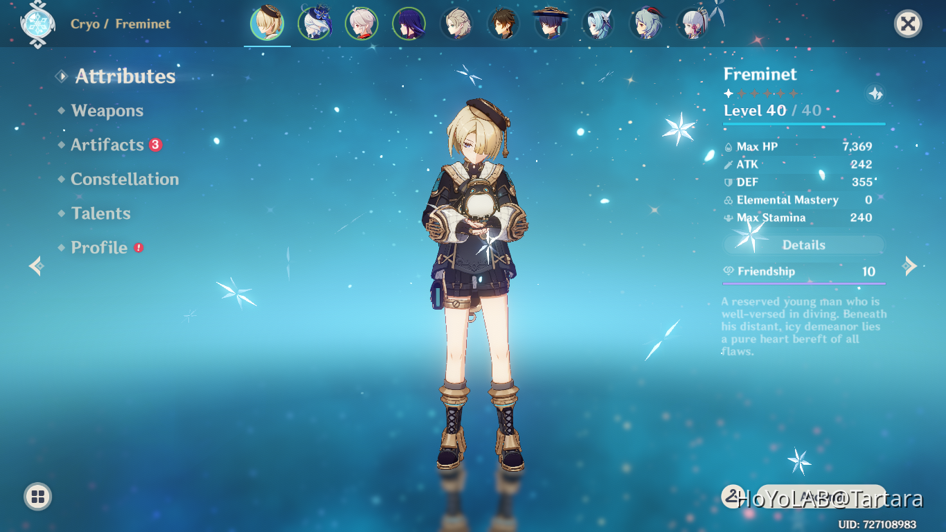 Freminent Namecard Genshin Impact | HoYoLAB