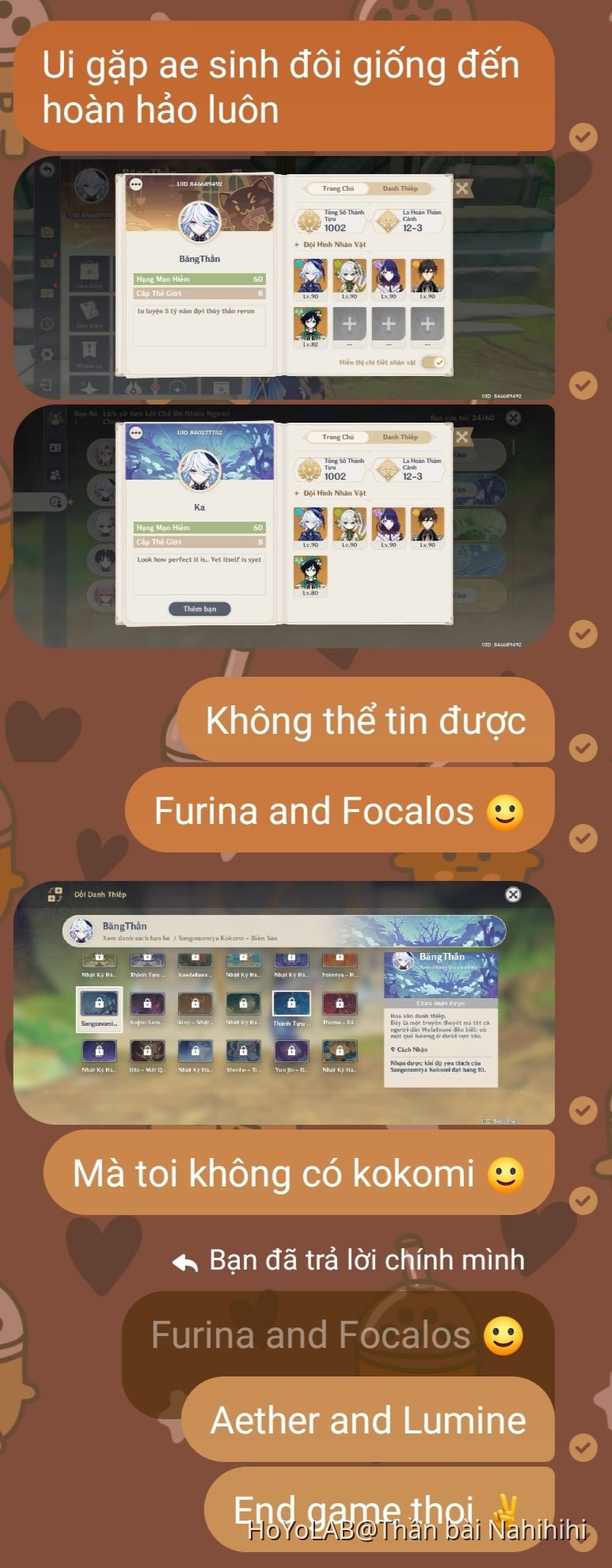 tỉ lệ ngẫu nhiên 0,00000000000000000001% Genshin Impact | HoYoLAB