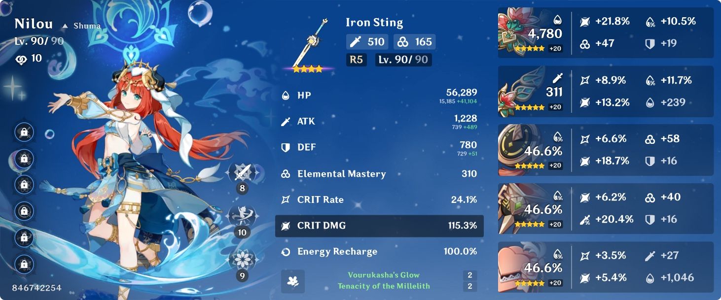 Nilou Build (F2P) Genshin Impact | HoYoLAB