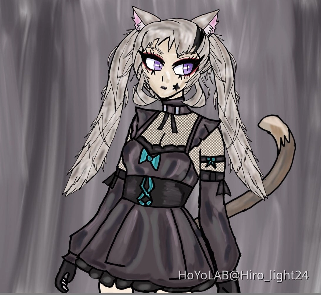 Goth Lynette drawing Genshin Impact | HoYoLAB