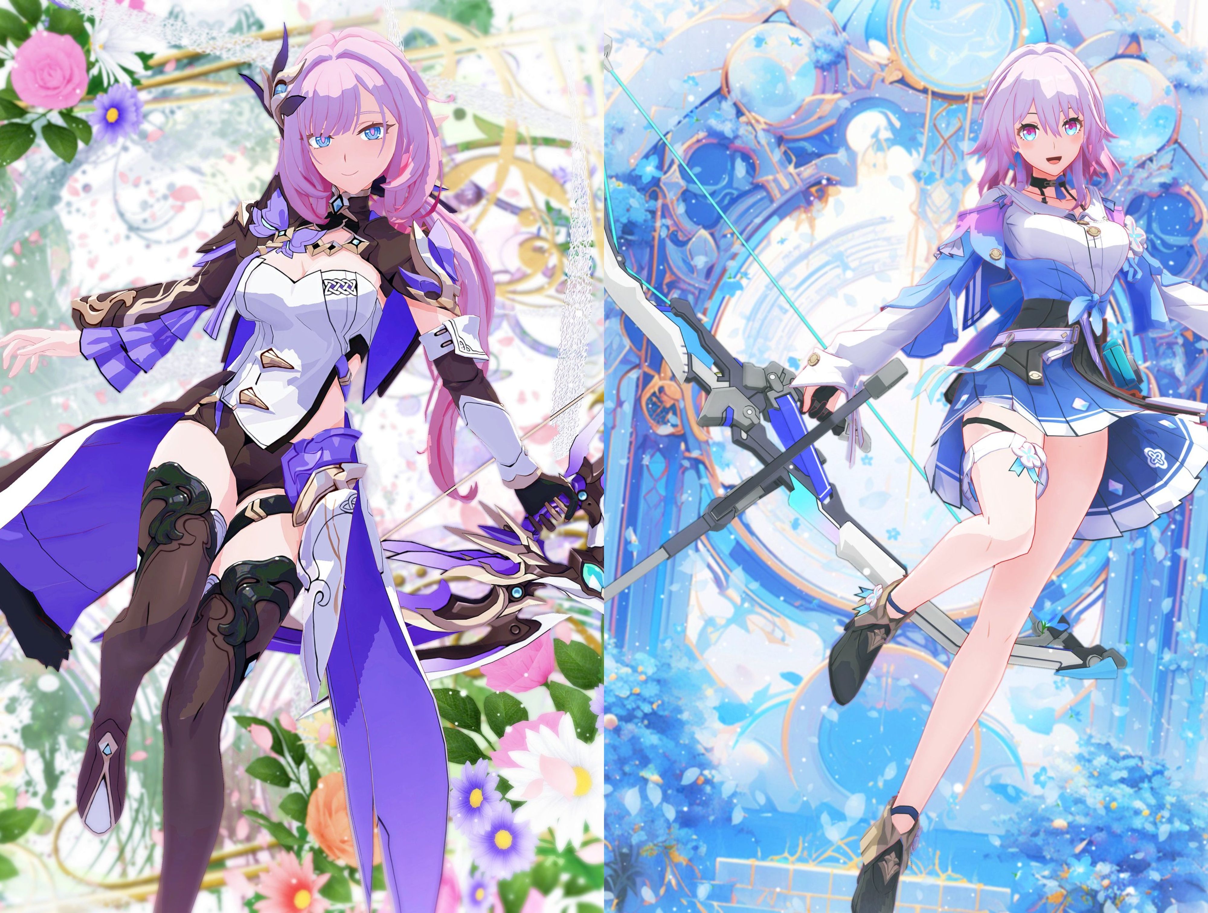 Elysia x March 7th Honkai Impact 3rd | HoYoLAB