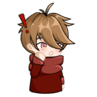 chibi luke in a red sweater. Tears of Themis | HoYoLAB