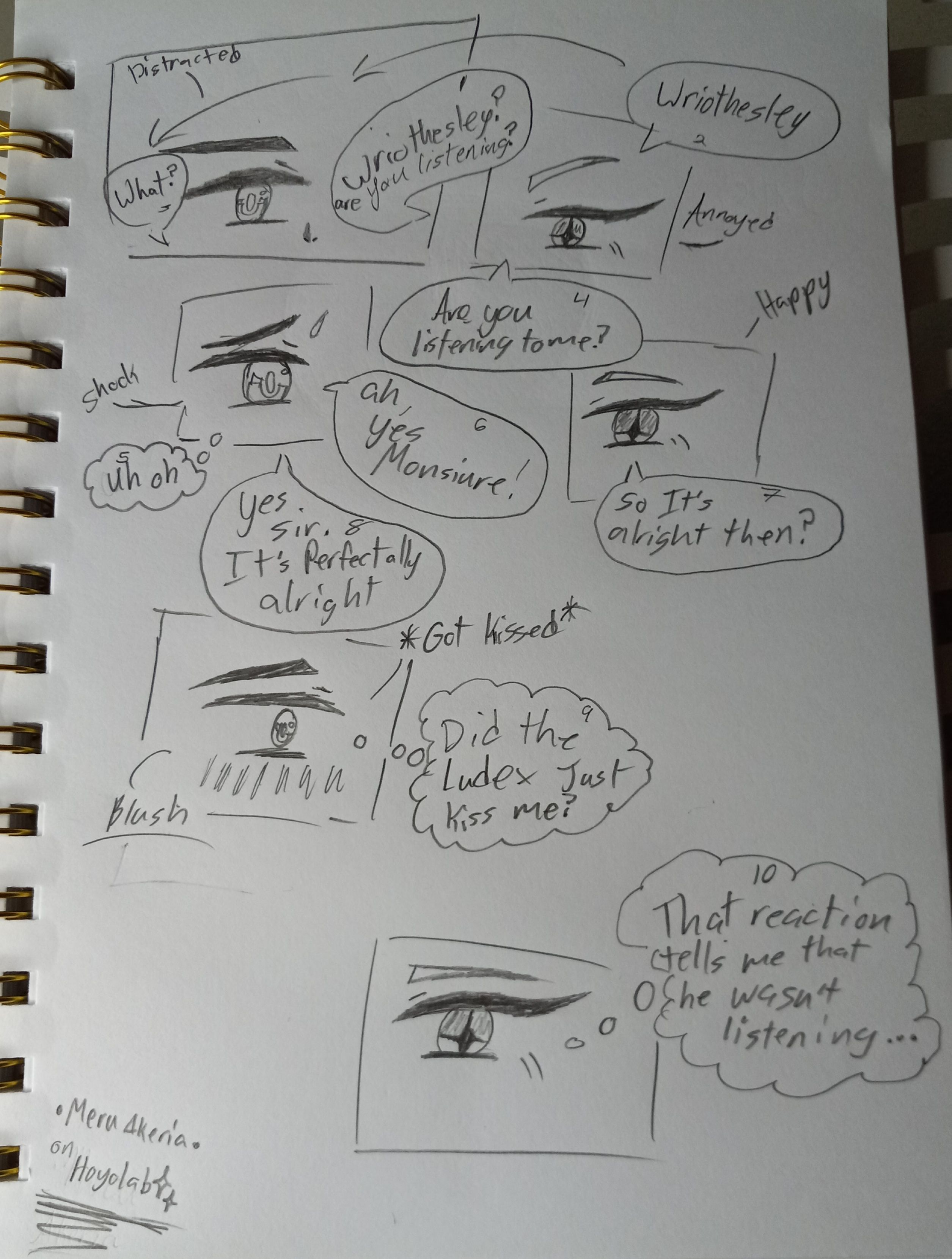 Wriolette Comic Made by Me Genshin Impact | HoYoLAB