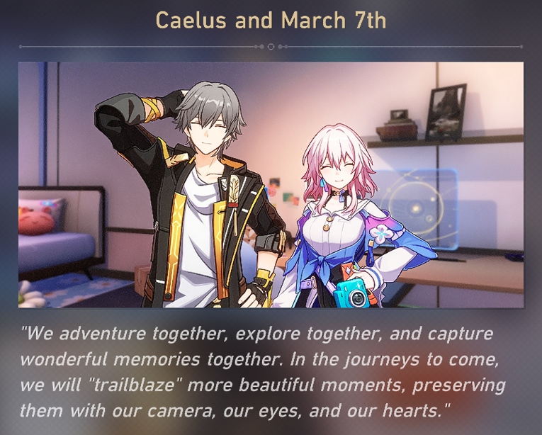 Hyv is killing Caelus x harem stuff with March Honkai: Star Rail | HoYoLAB