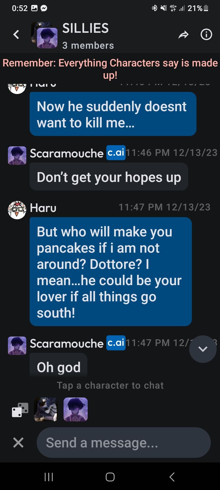 C.AI SHENANIGANS DOTTORE & SCARA GROUPCHAT! PART 2! Genshin Impact ...