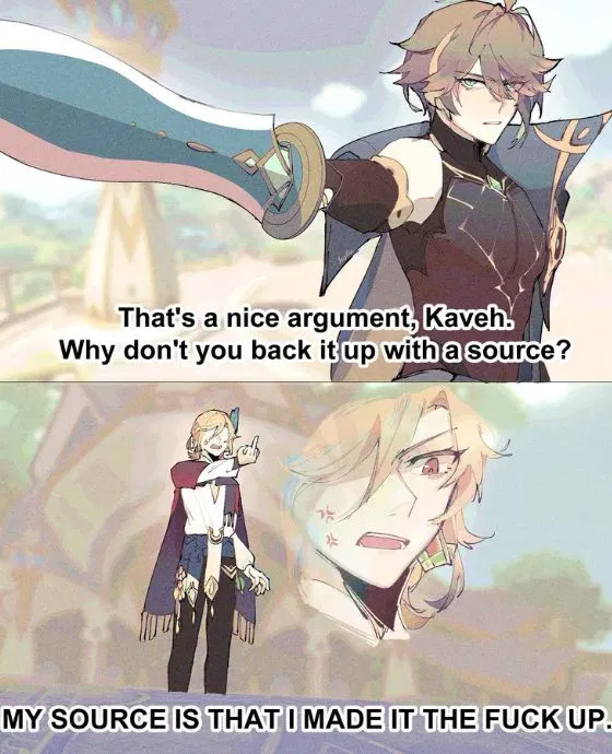 Kavetham memes cuz I ship Genshin Impact | HoYoLAB
