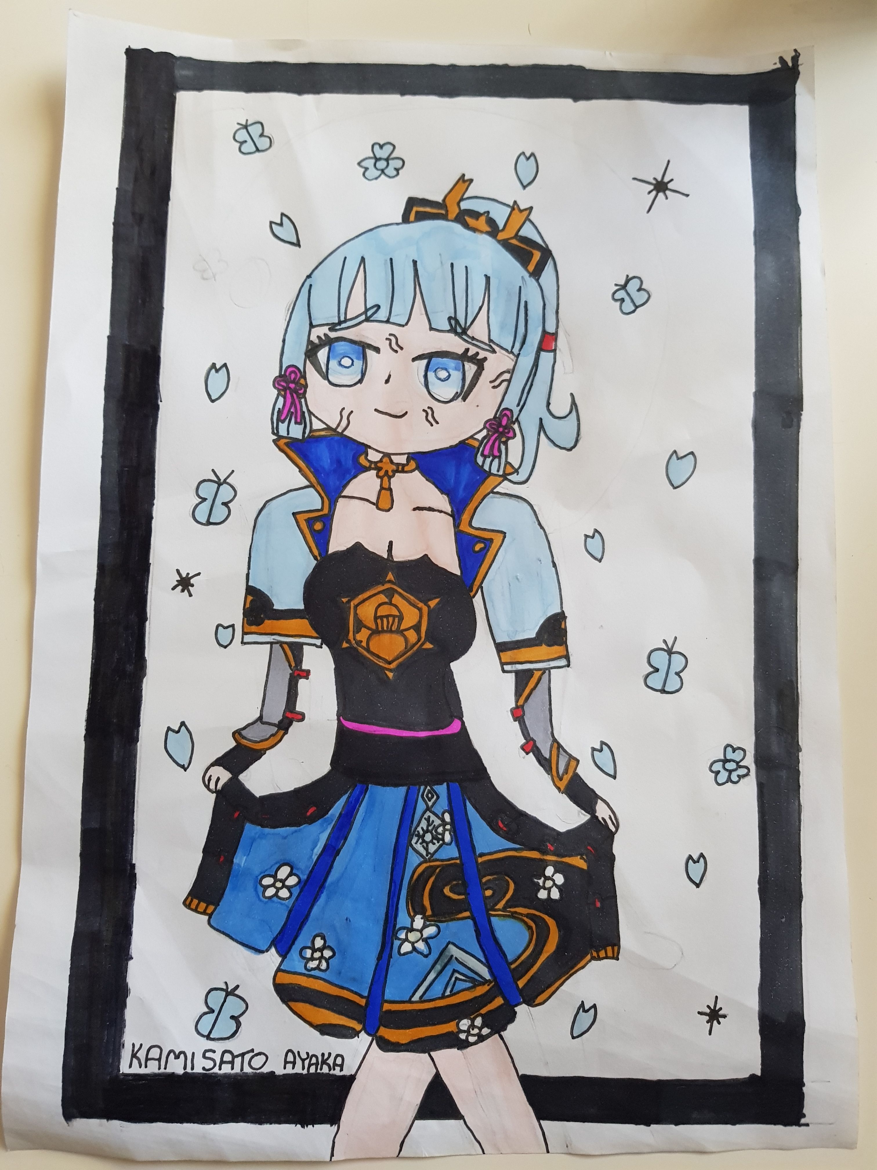 Kamisato Ayaka (The Frostflake Heron) Genshin Impact | HoYoLAB