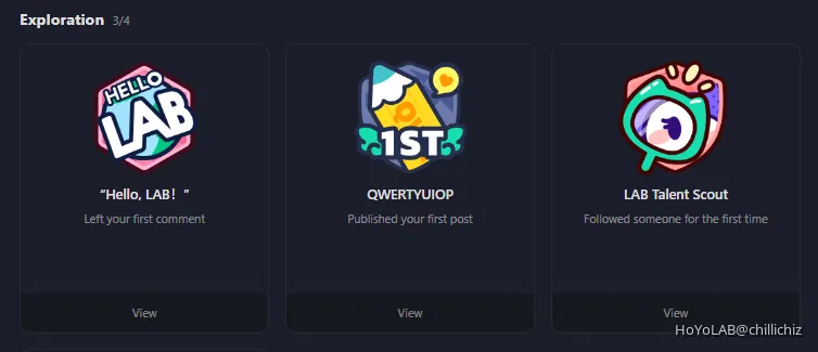 Need to start somewhere.... | HoYoLAB