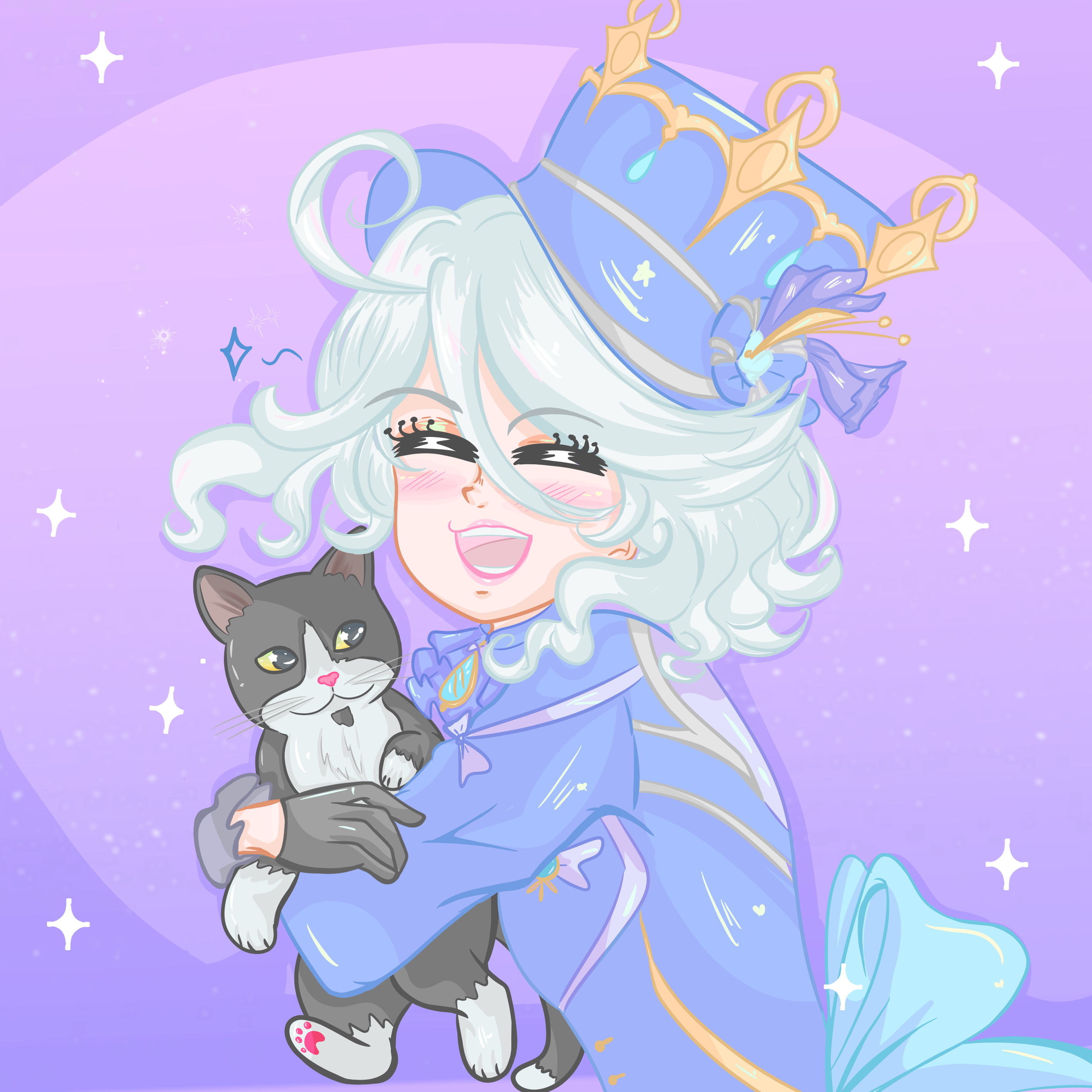 Furina & Sheriff Cat Genshin Impact | HoYoLAB