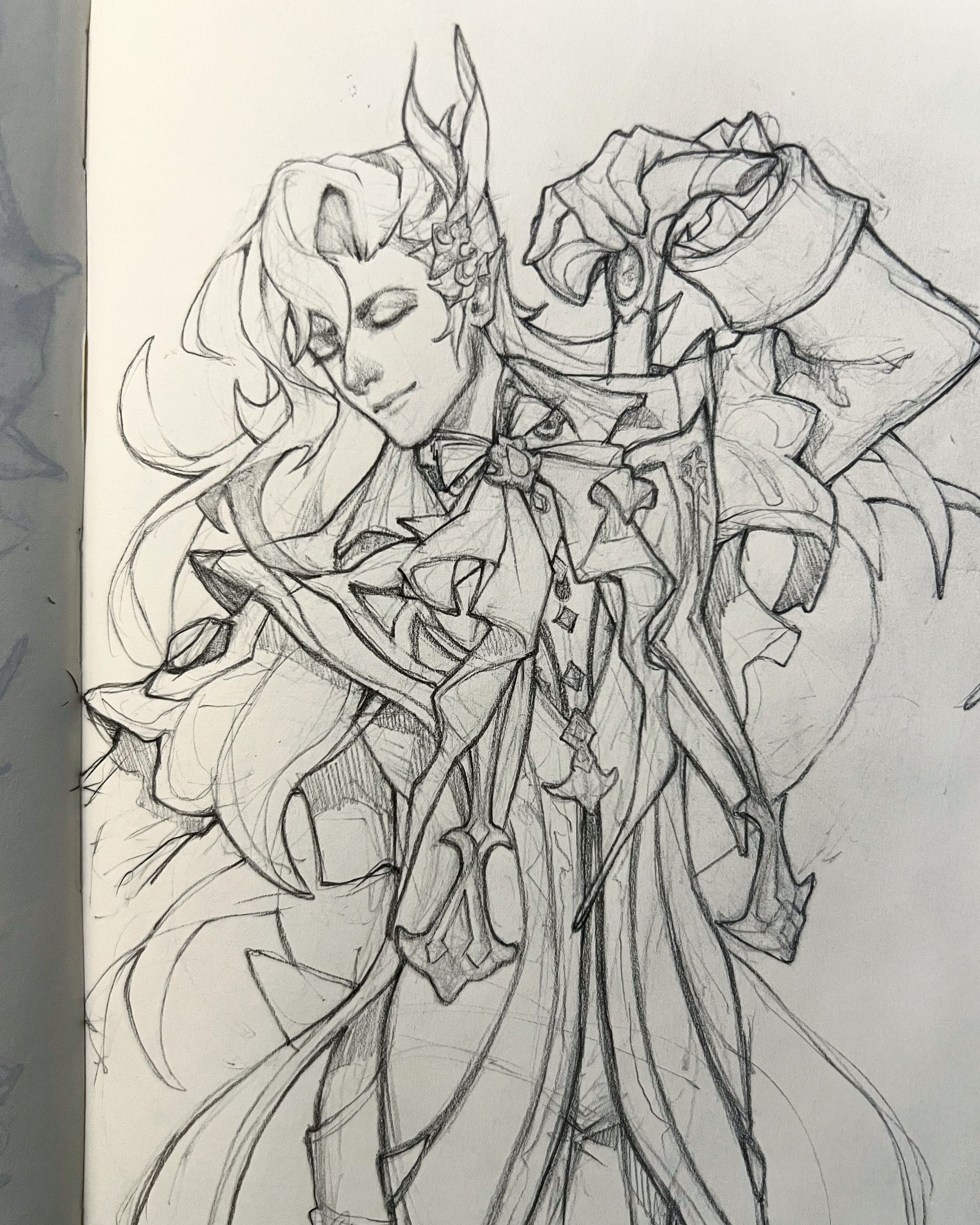 Neuvillette Sketch Genshin Impact | HoYoLAB