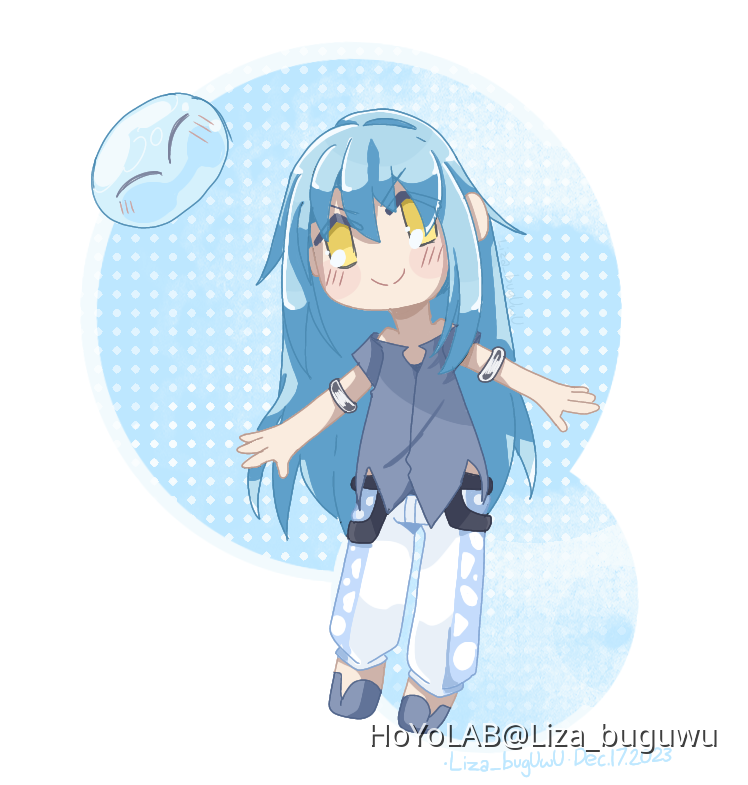 Chibi Rimuru(Fan art) | HoYoLAB