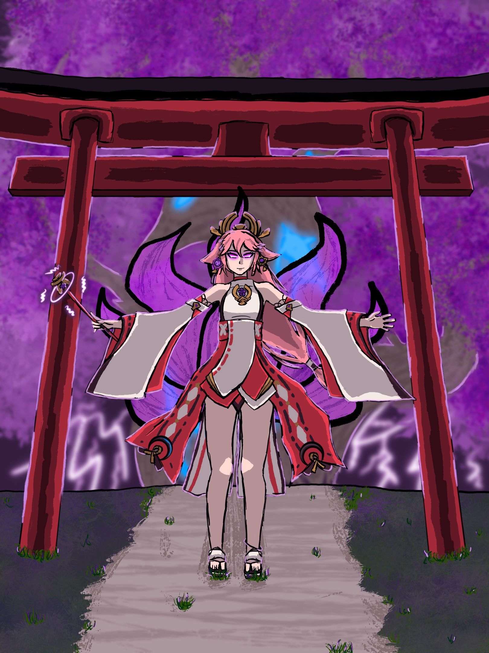 The Guuji of The Grand Narukami Shrine Genshin Impact | HoYoLAB