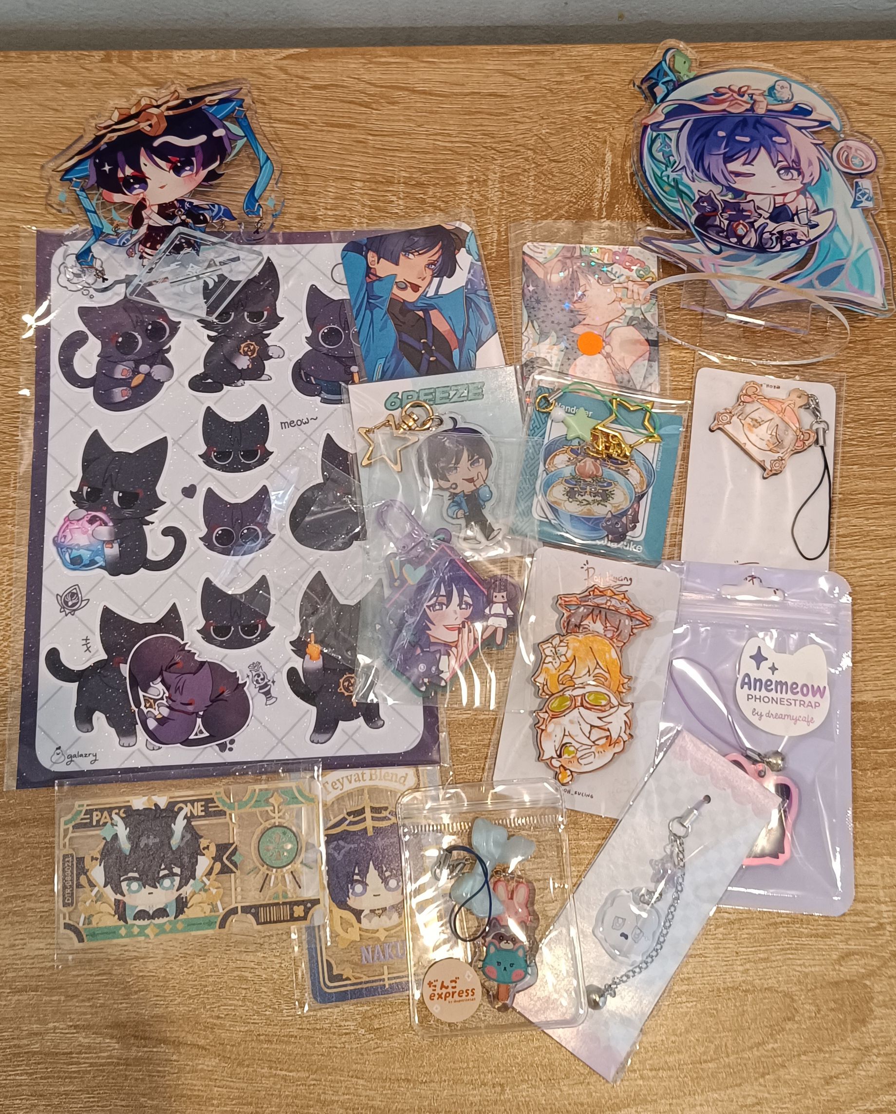 everything i bought at a local comic con Genshin Impact | HoYoLAB