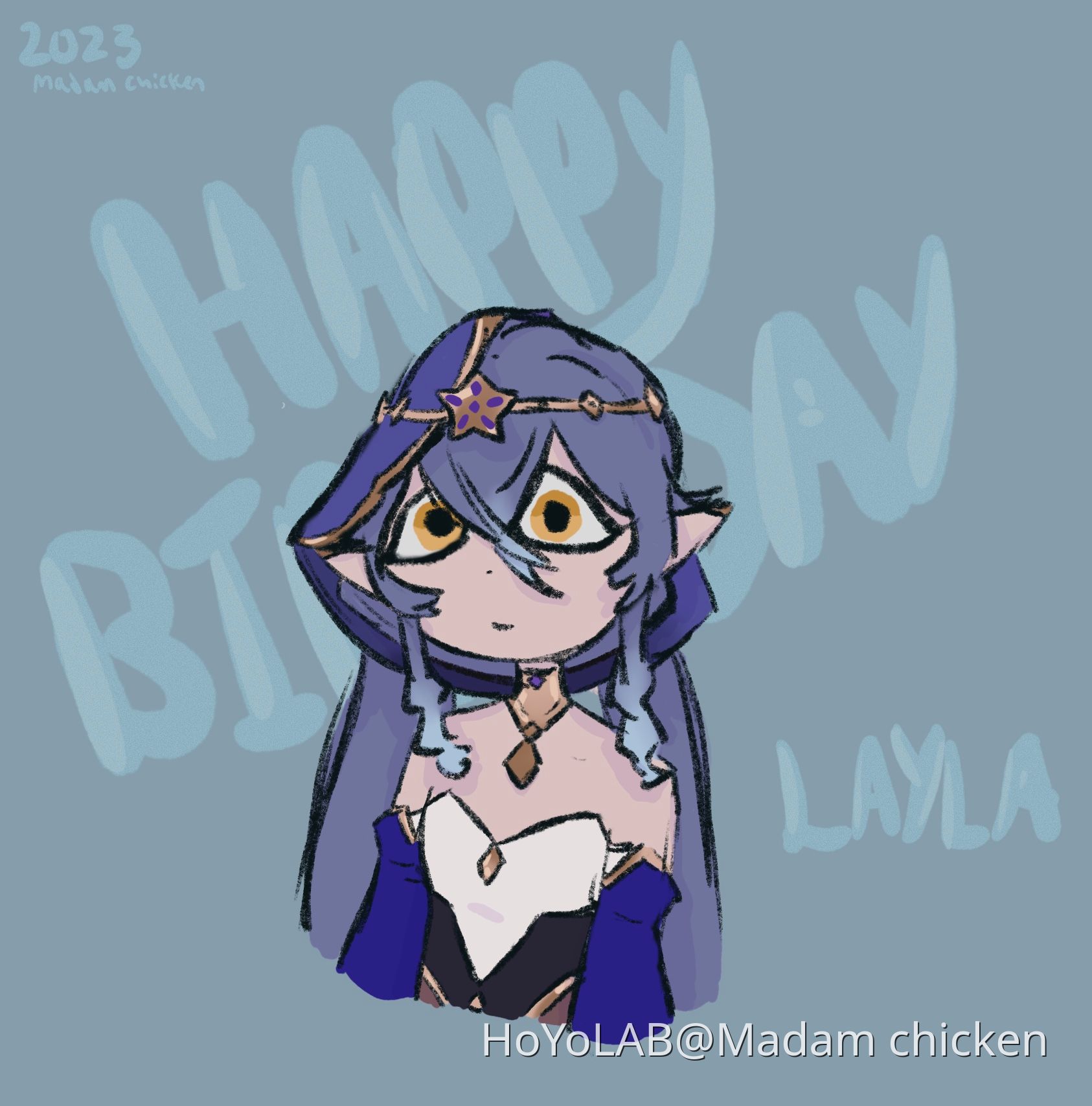 Happy birthday Layla :3 Genshin Impact | HoYoLAB