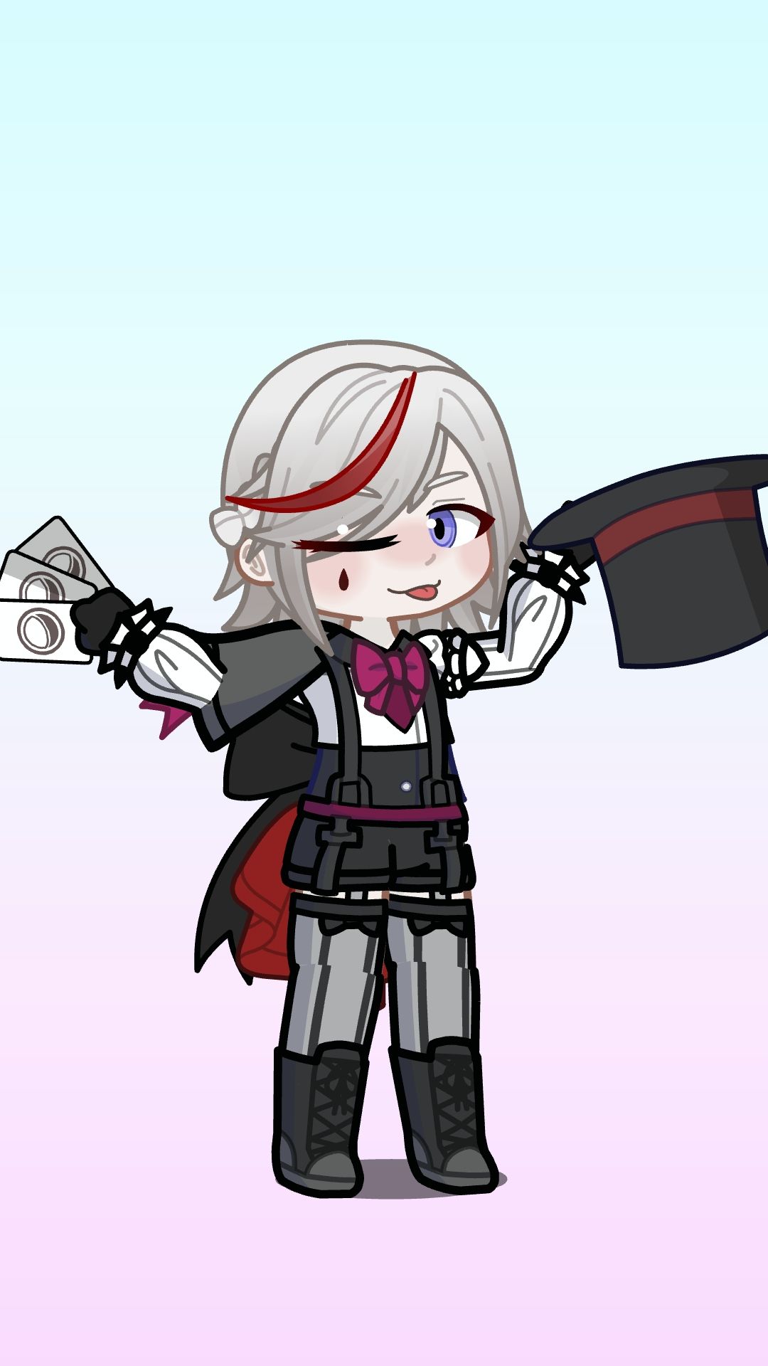 I made Lyney in GL2 (Gacha Life 2) Genshin Impact | HoYoLAB