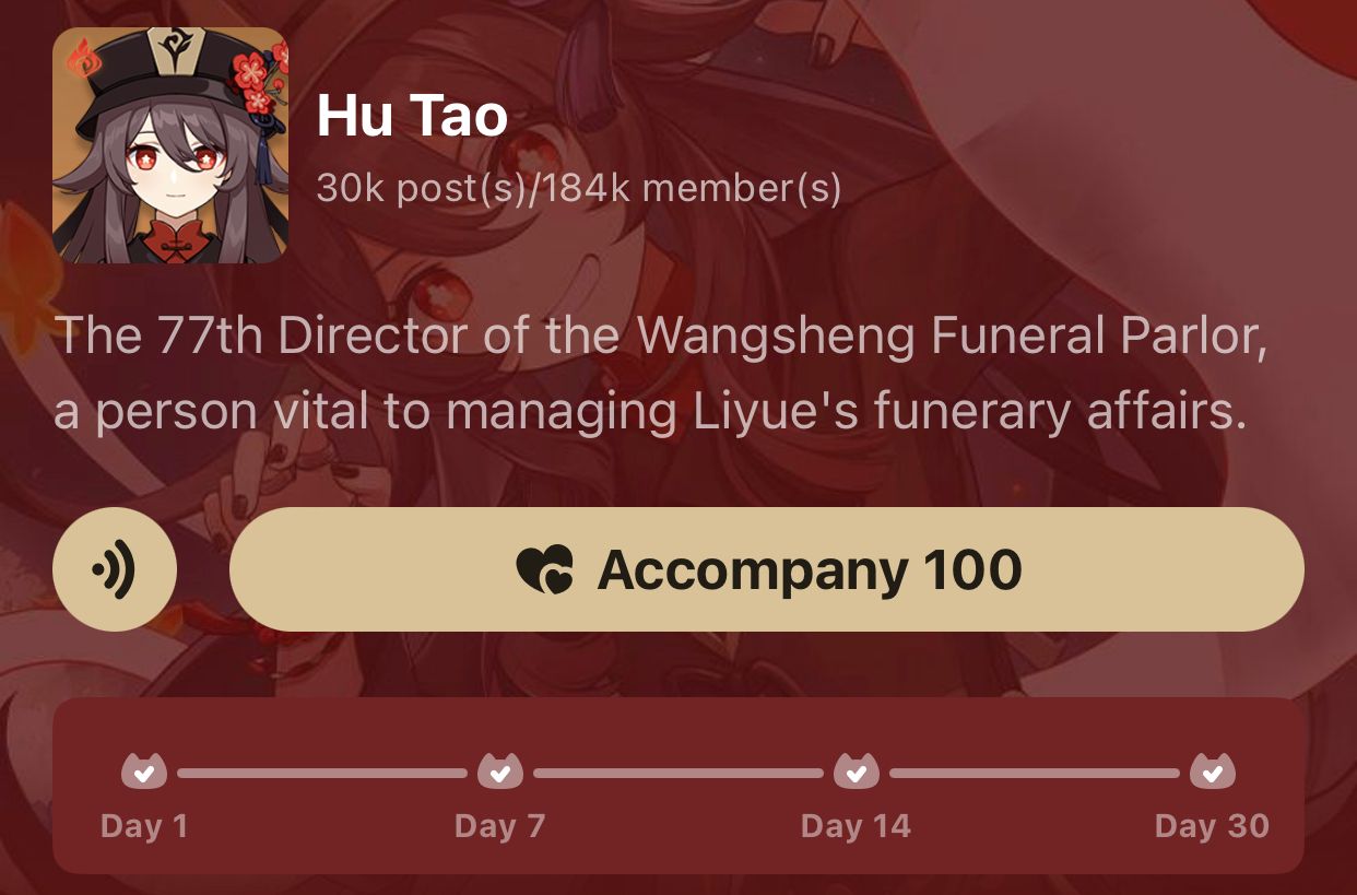 100 Days of accompanying Hu Tao! Genshin Impact | HoYoLAB