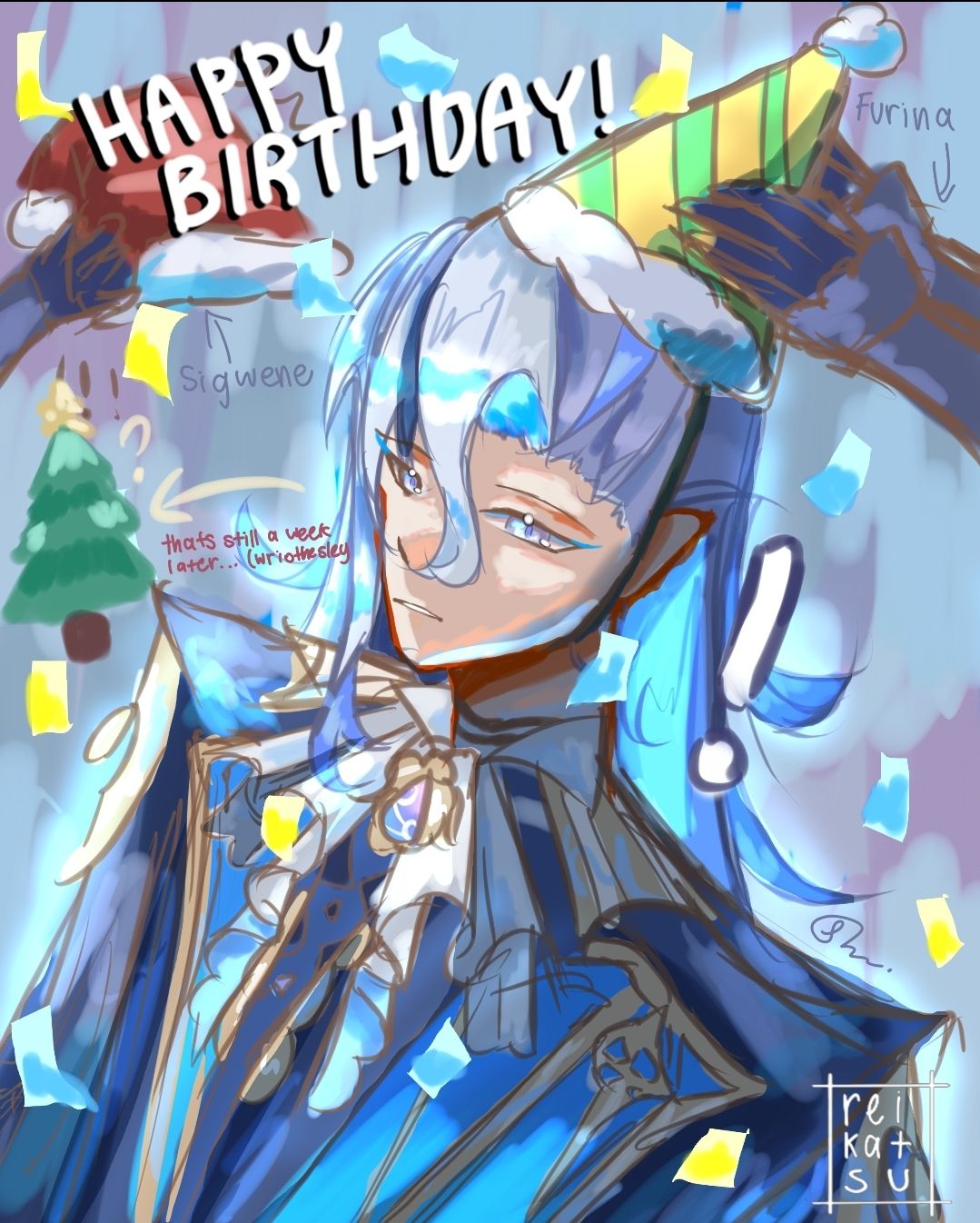 Happy Birthday Neuvillette! Genshin Impact | HoYoLAB