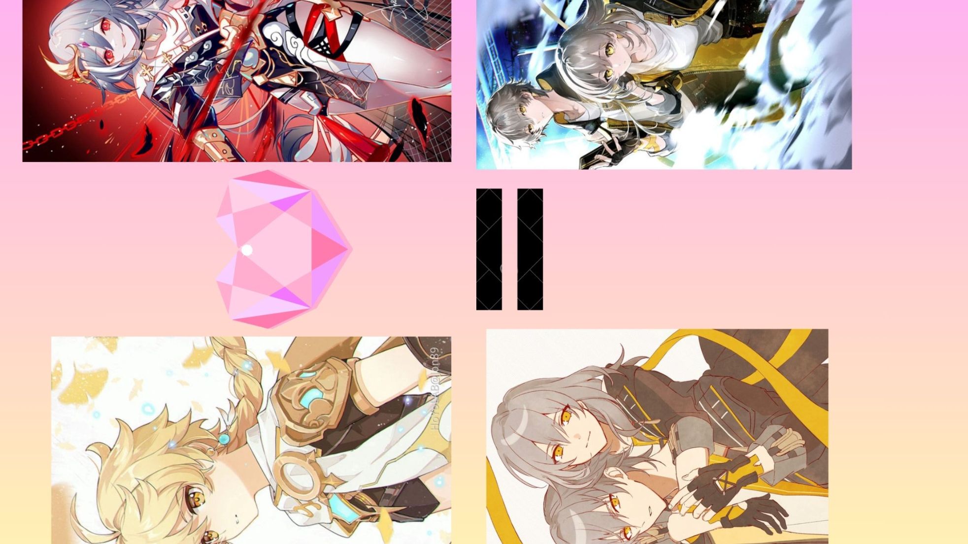 Aether x Senti = Caelus & Stelle | HoYoLAB