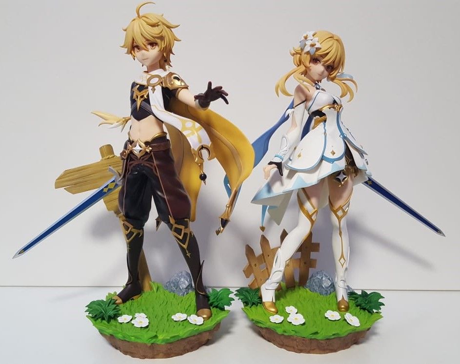 Aether and Lumine figure Genshin Impact | HoYoLAB