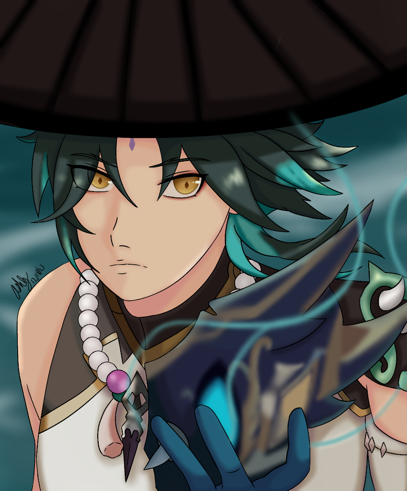 Xiao in my art style 🥰 Genshin Impact | HoYoLAB