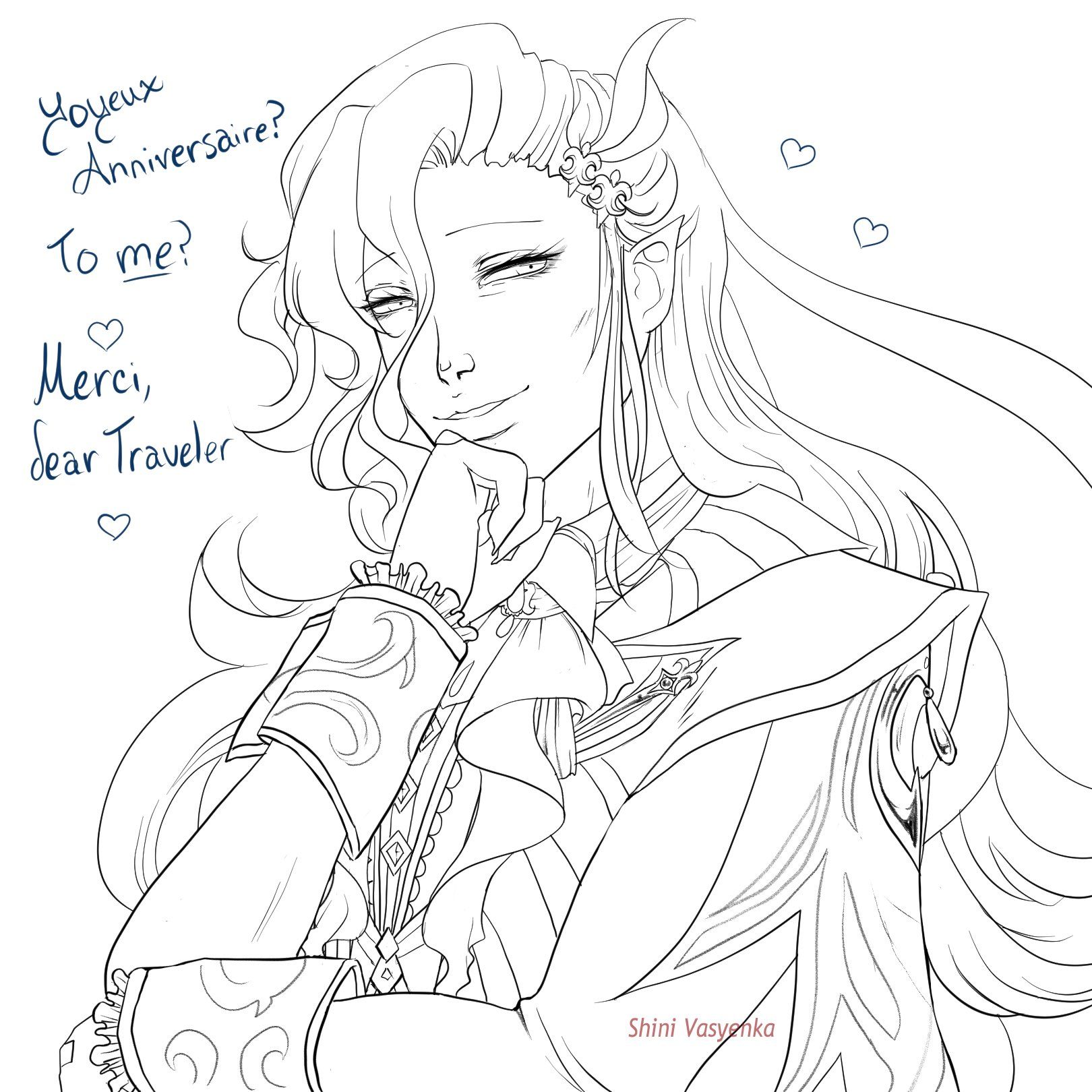 happy birthday Neuvillette Genshin Impact | HoYoLAB