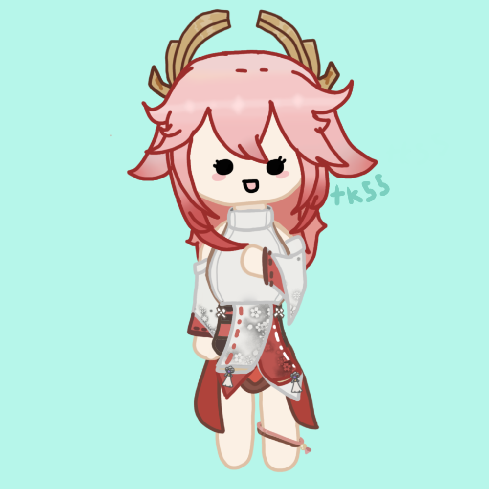 Yae Miko chibi from start of the year :3 Genshin Impact | HoYoLAB