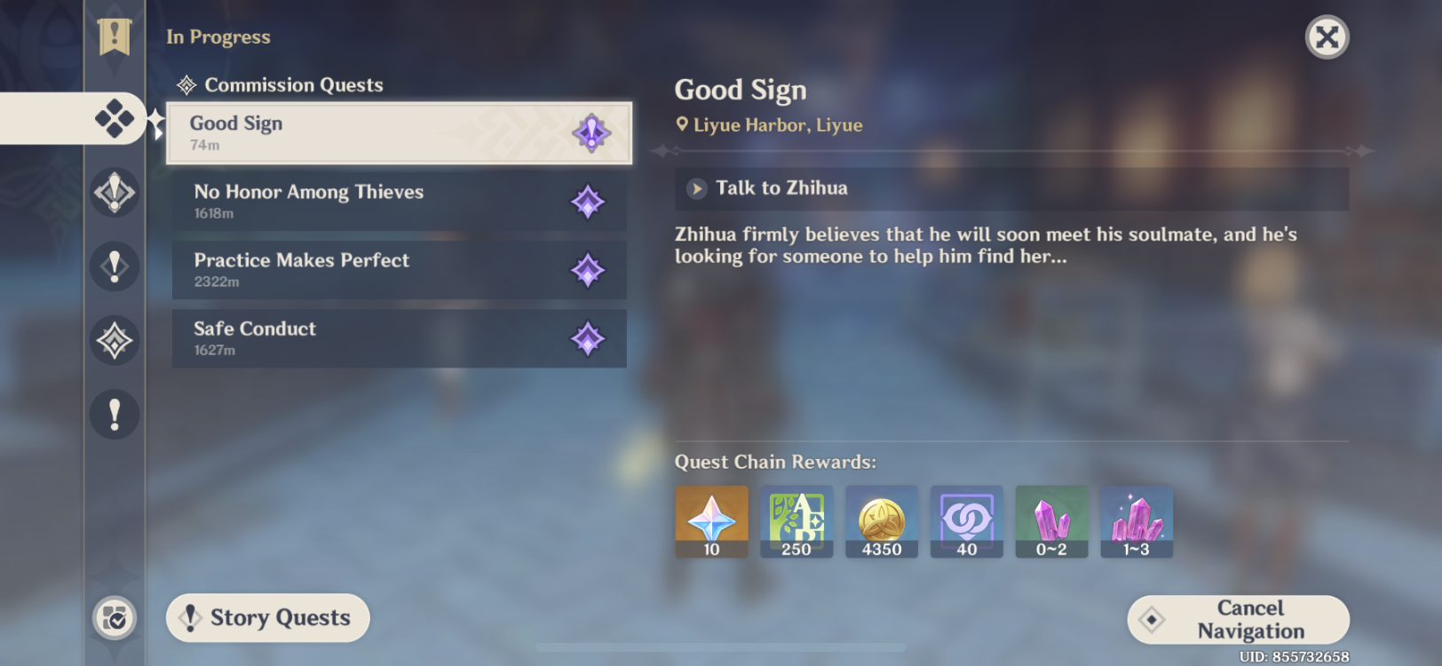 Finally got the commiss that lead to this achievement 🏻 Genshin Impact ...